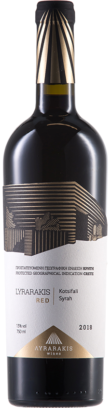Lyrarakis Red Dry Wine - Lyrarakis Winery Crete Greece